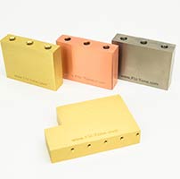 The Original Big Block | Tremolo Blocks: Brass, Titanium, Copper