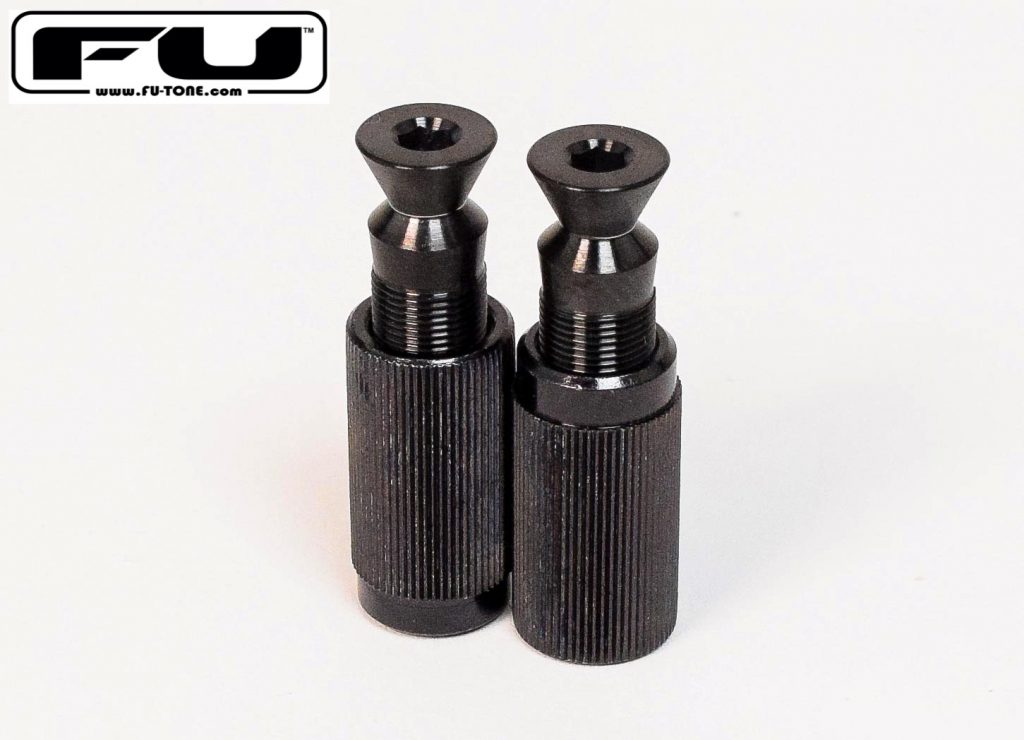Titanium Bridge Posts - BLACK - FU-Tone