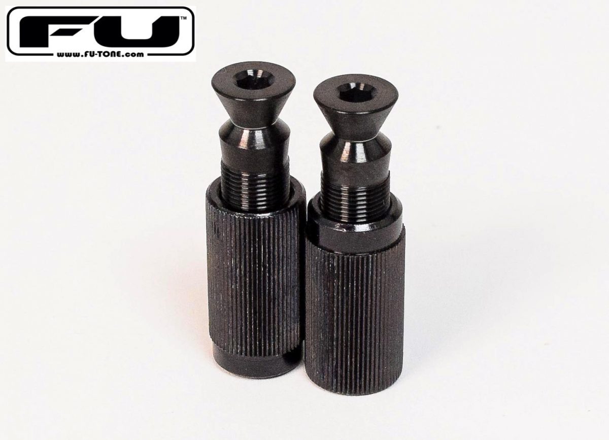 Titanium Bridge Posts - BLACK - FU-Tone