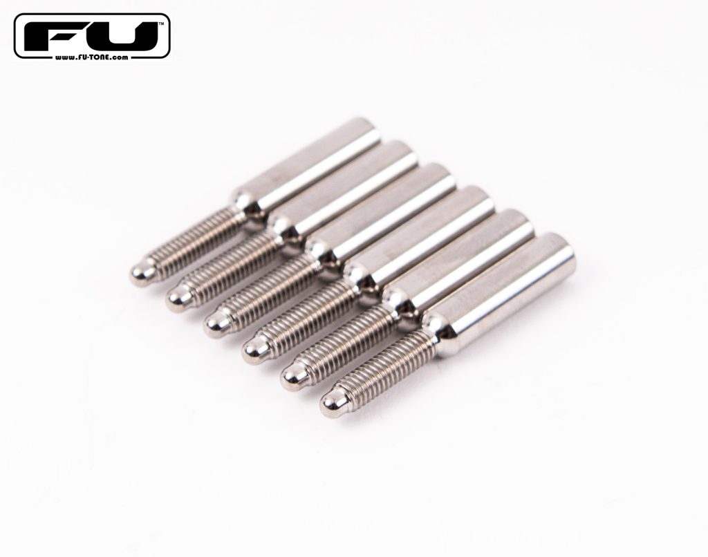 Titanium String Lock Barrel Screws - Silver - FU-Tone