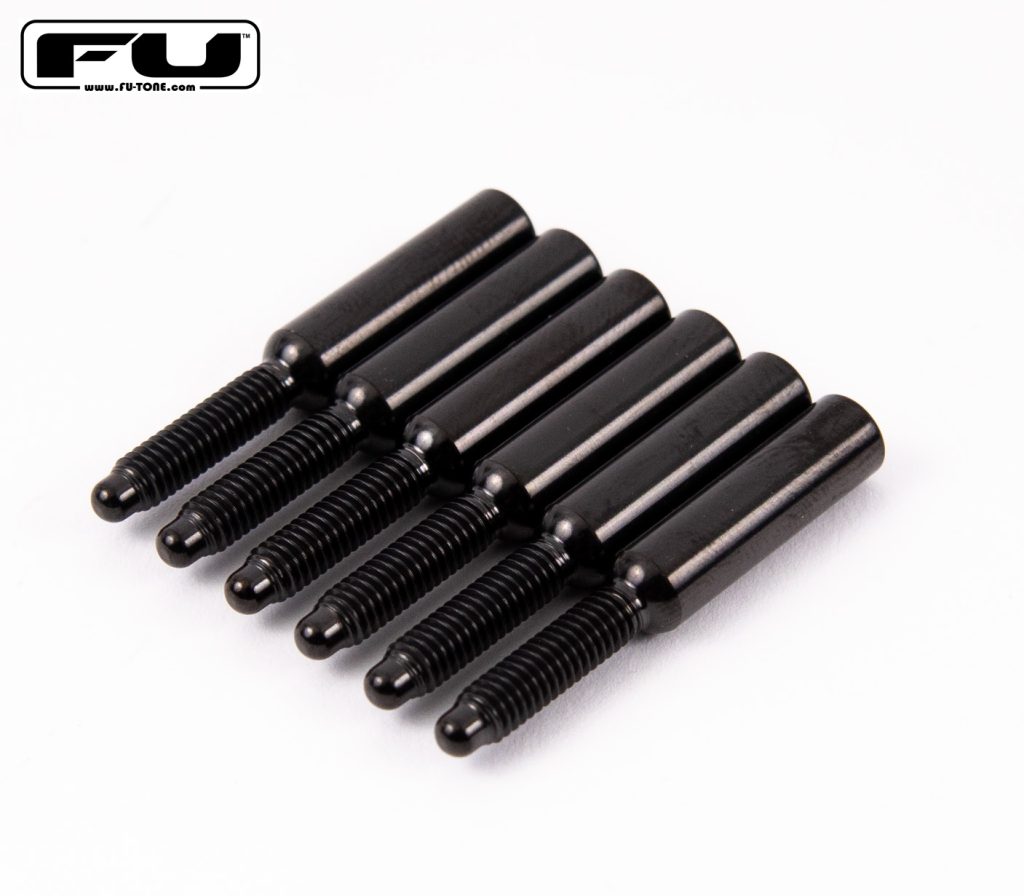 Titanium String Lock Barrel Screws - Black - FU-Tone