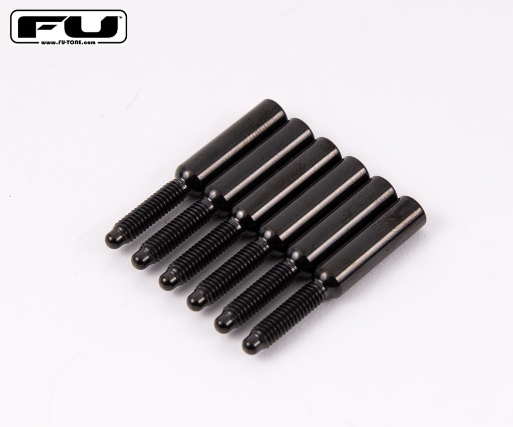 Titanium String Lock Barrel Screws - Black - FU-Tone