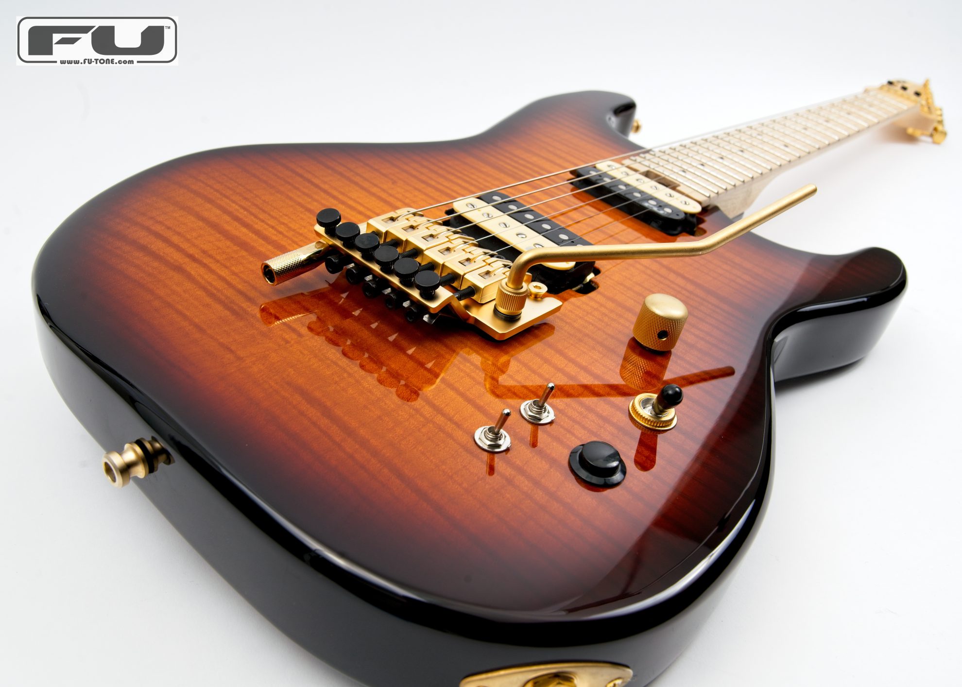 FU-Tone FU PRO GUITAR - 2 Tone Sunburst - NJR - FU-Tone