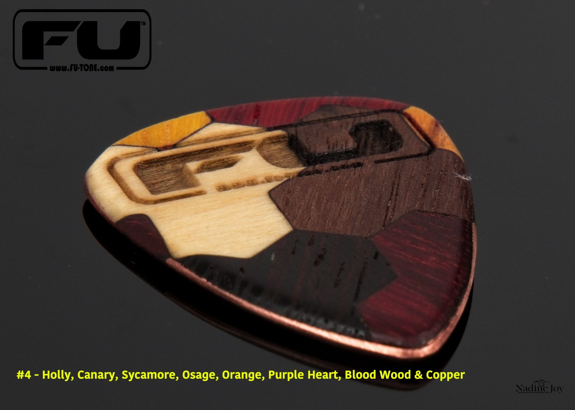 Old Scratch Wood & Copper "Copperhead" Picks - FU-Tone
